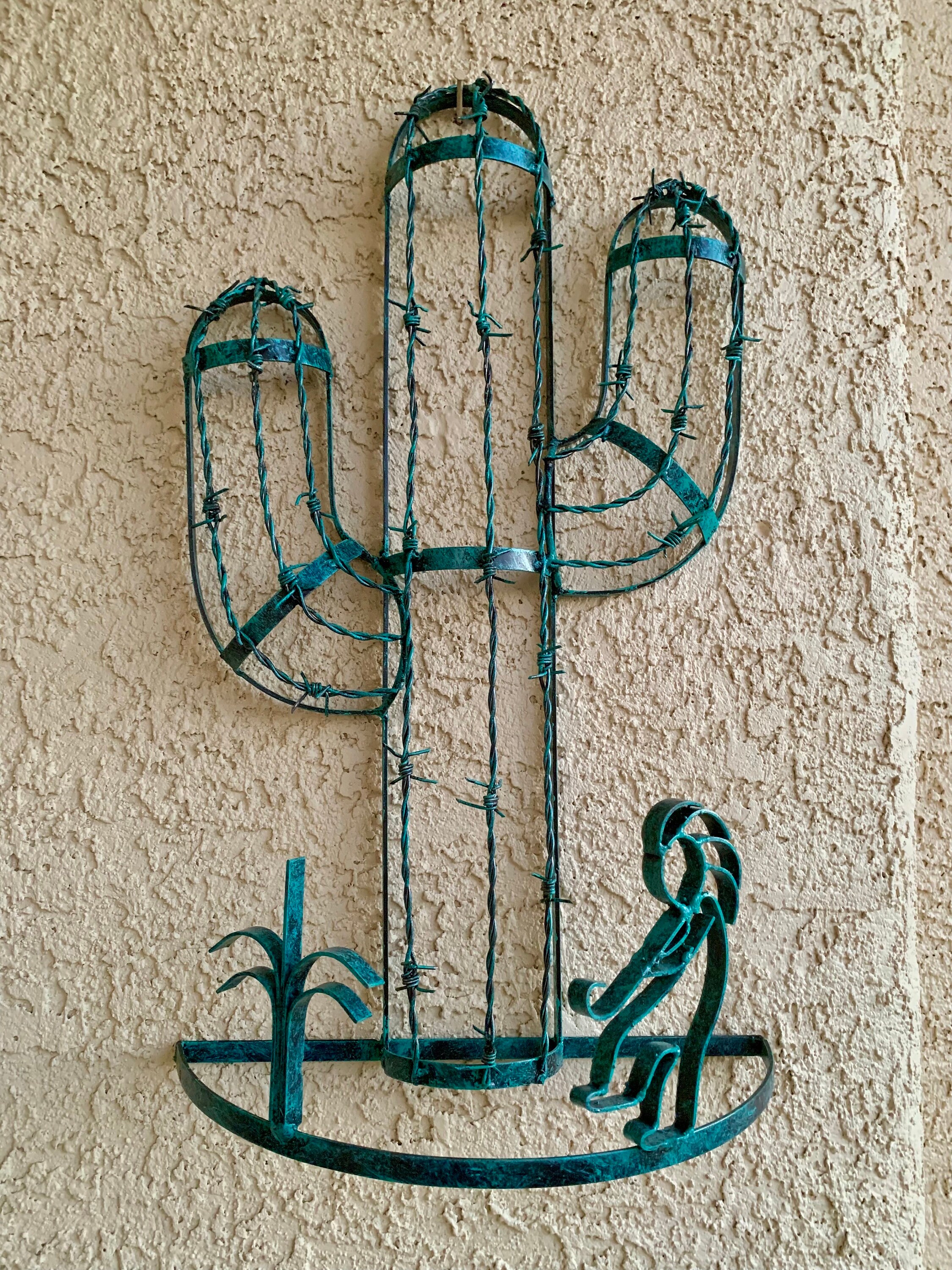 Saguaro Wall Art roadrunnerkokopelli - Etsy