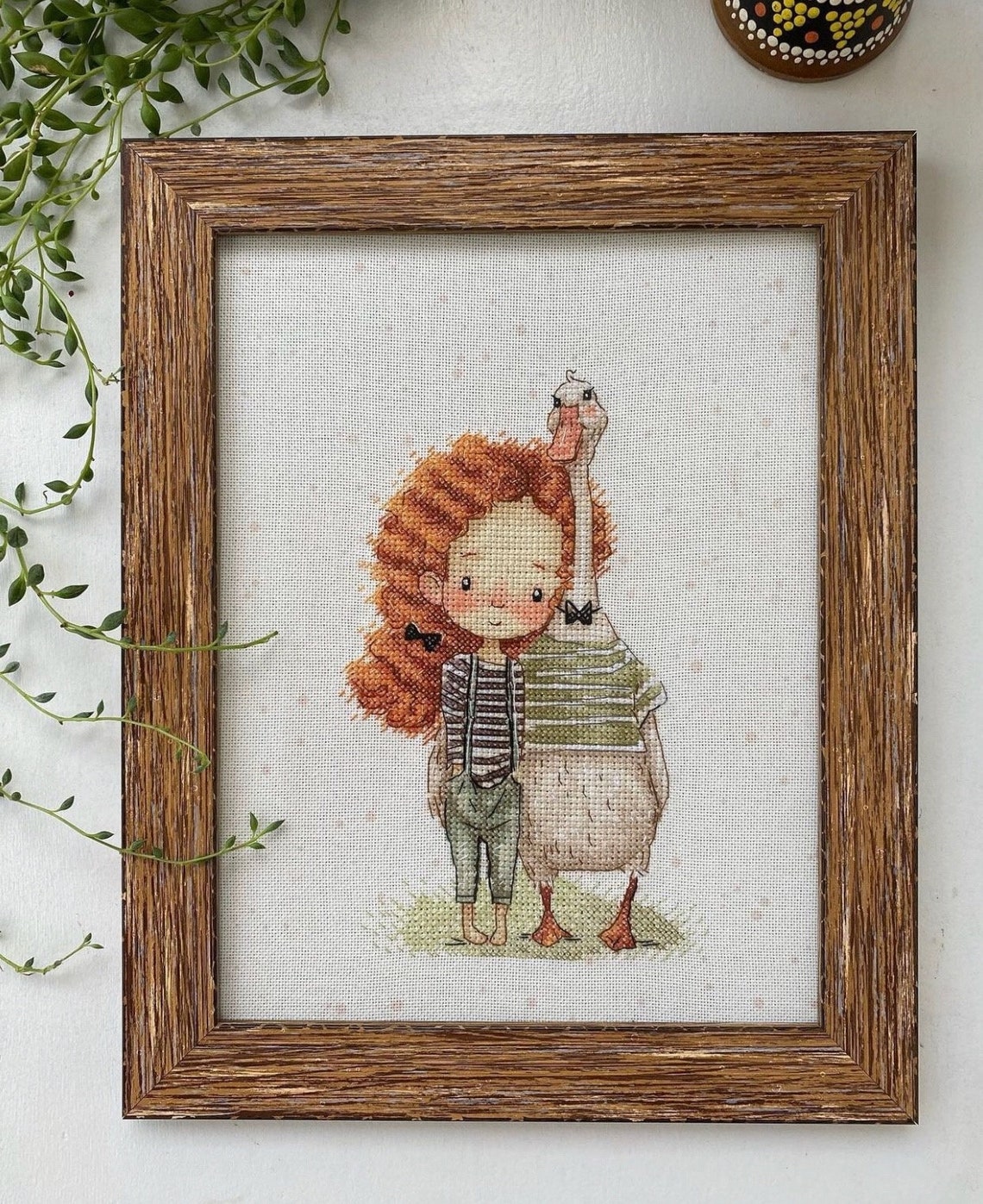 Cross Stitch Pattern PDF and Saga "lucy and Goose" Chart Crossstitch ...