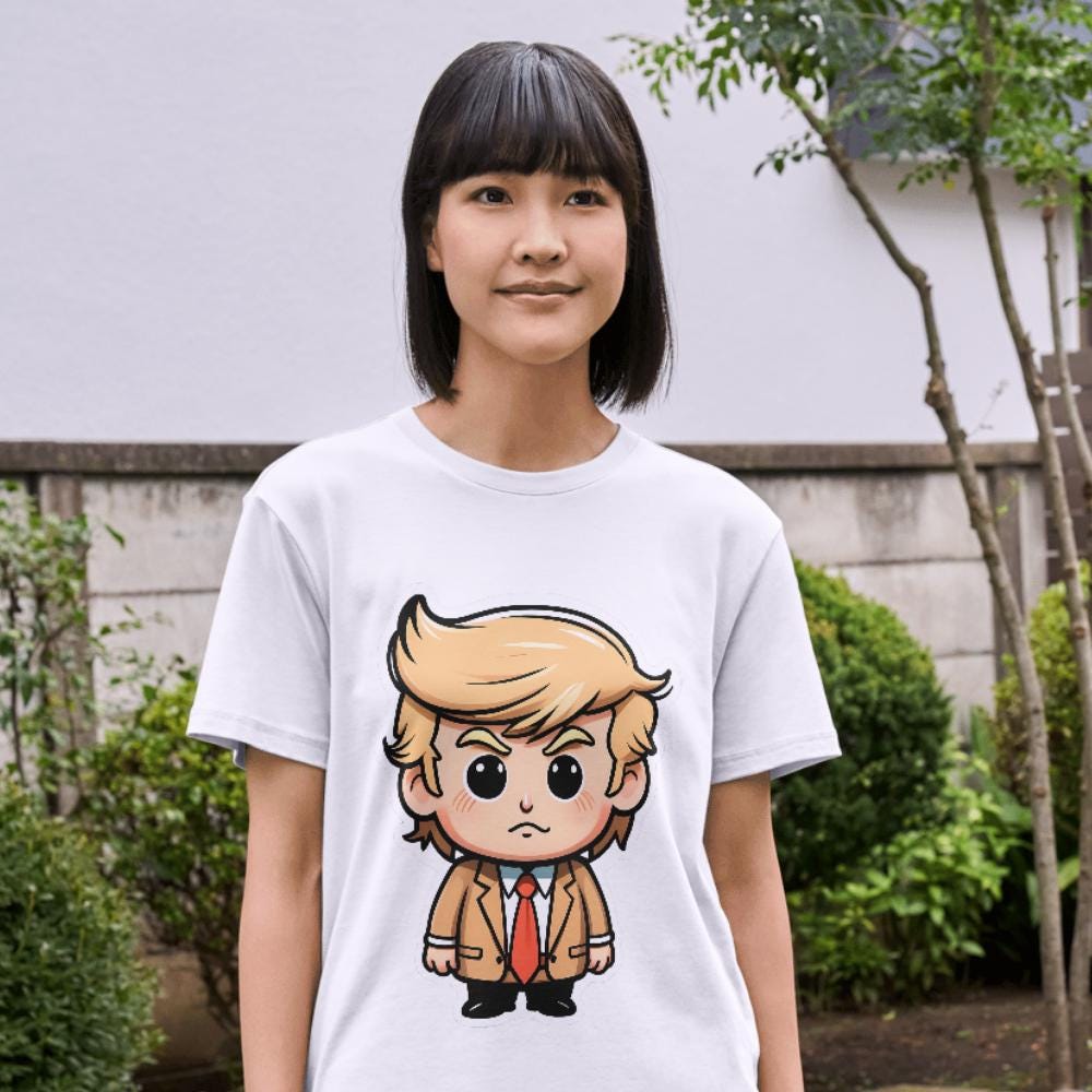 Donald Trump Chibi Sticker JPG, PNG transparent & SVG Enchanting ...