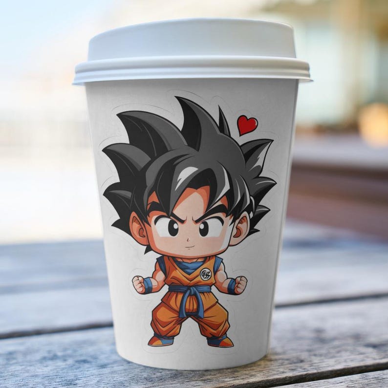 30 Goku Stickers for Valentine's Day JPG, PNG transparent and SVG Ideal ...