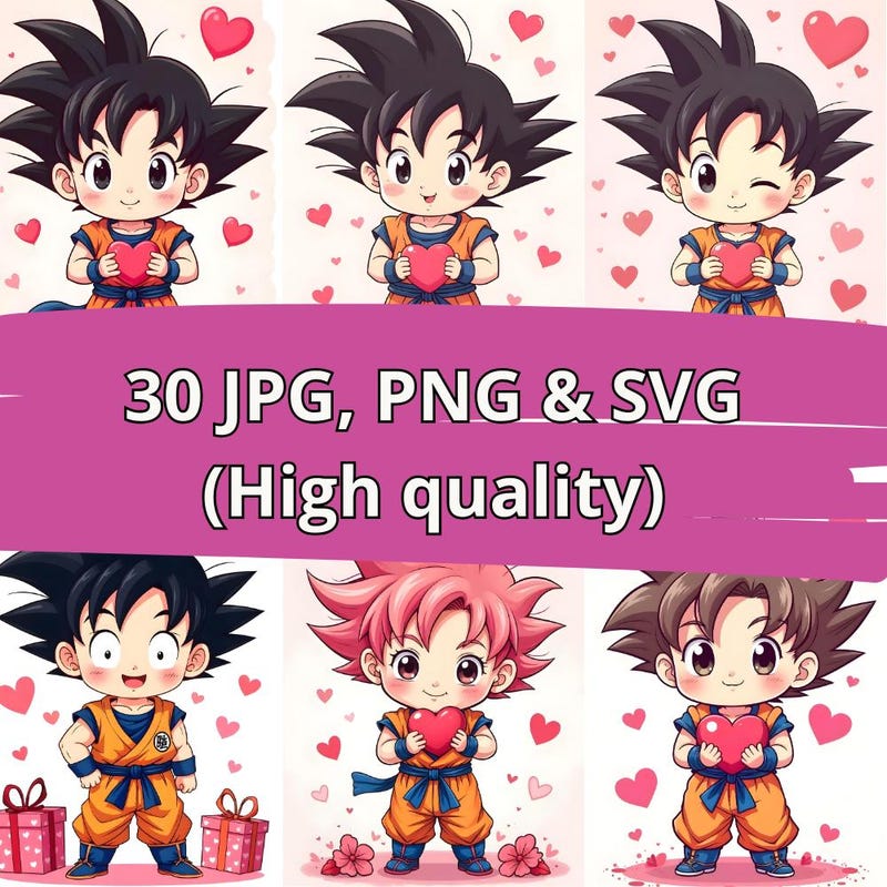 Goku Valentines Day Cards - Etsy