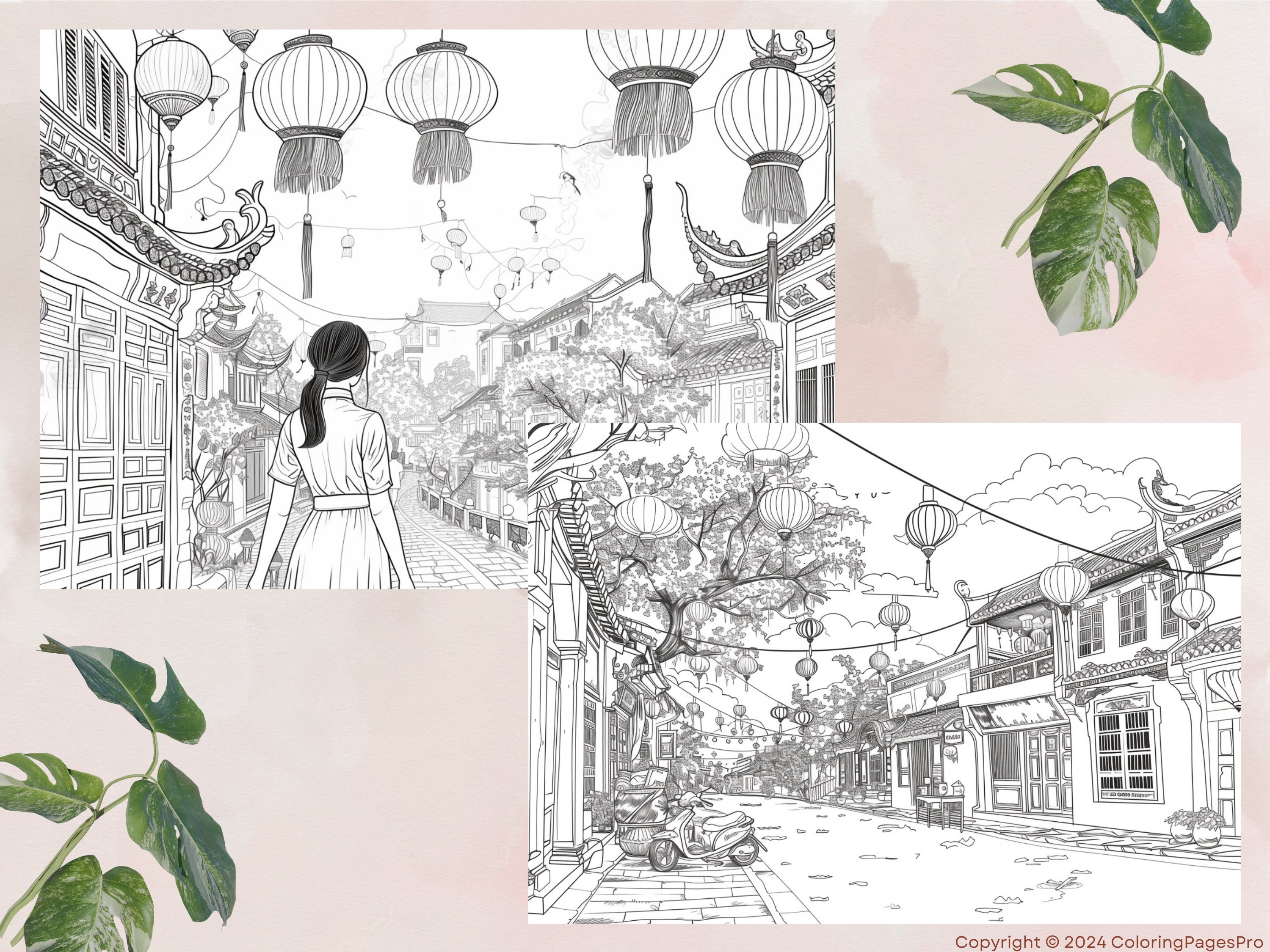 Vietnam Printable Coloring Pages for Adults and Kids | Instant Download ...