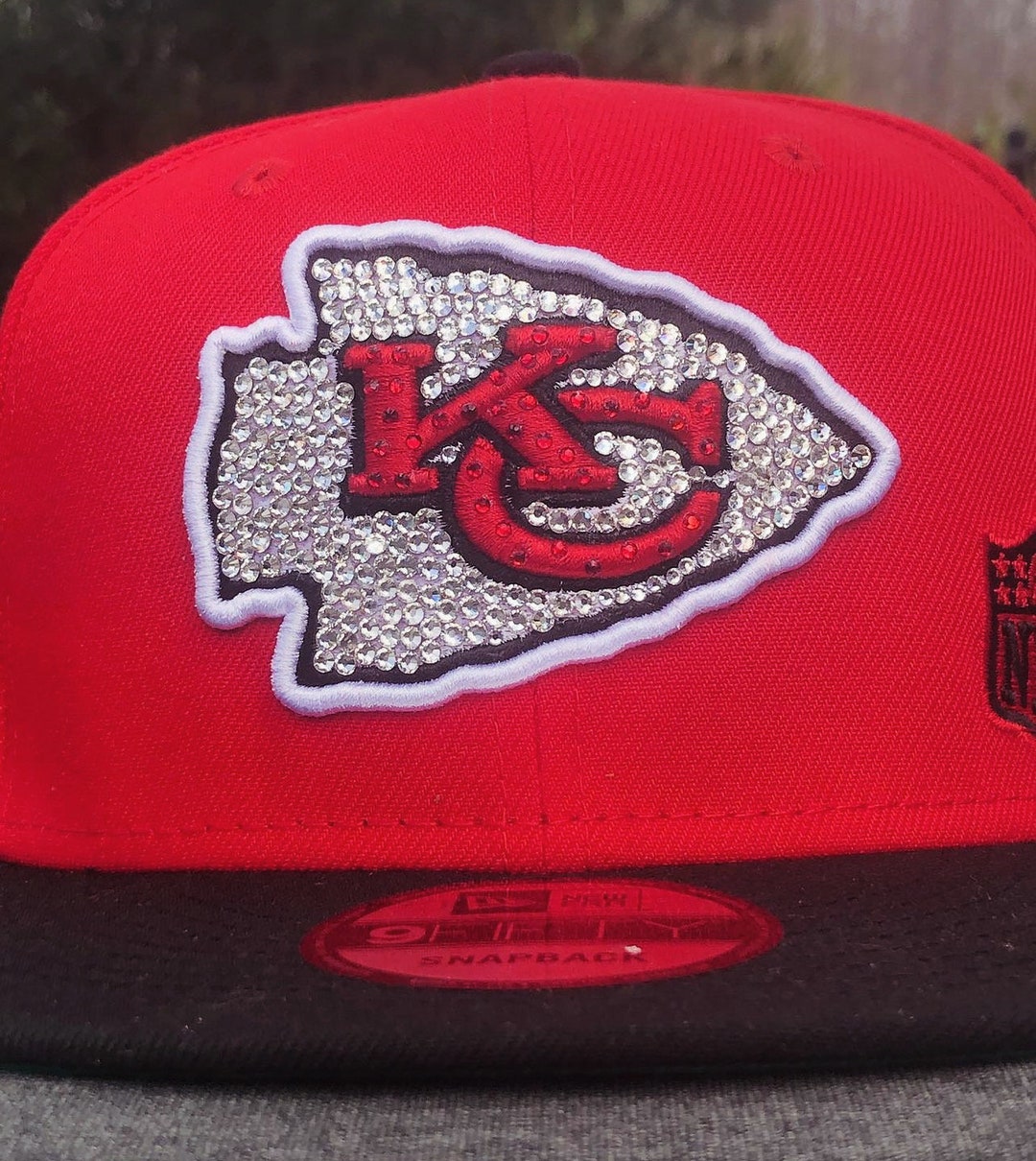 KC Chiefs Sparkling Cap - Etsy