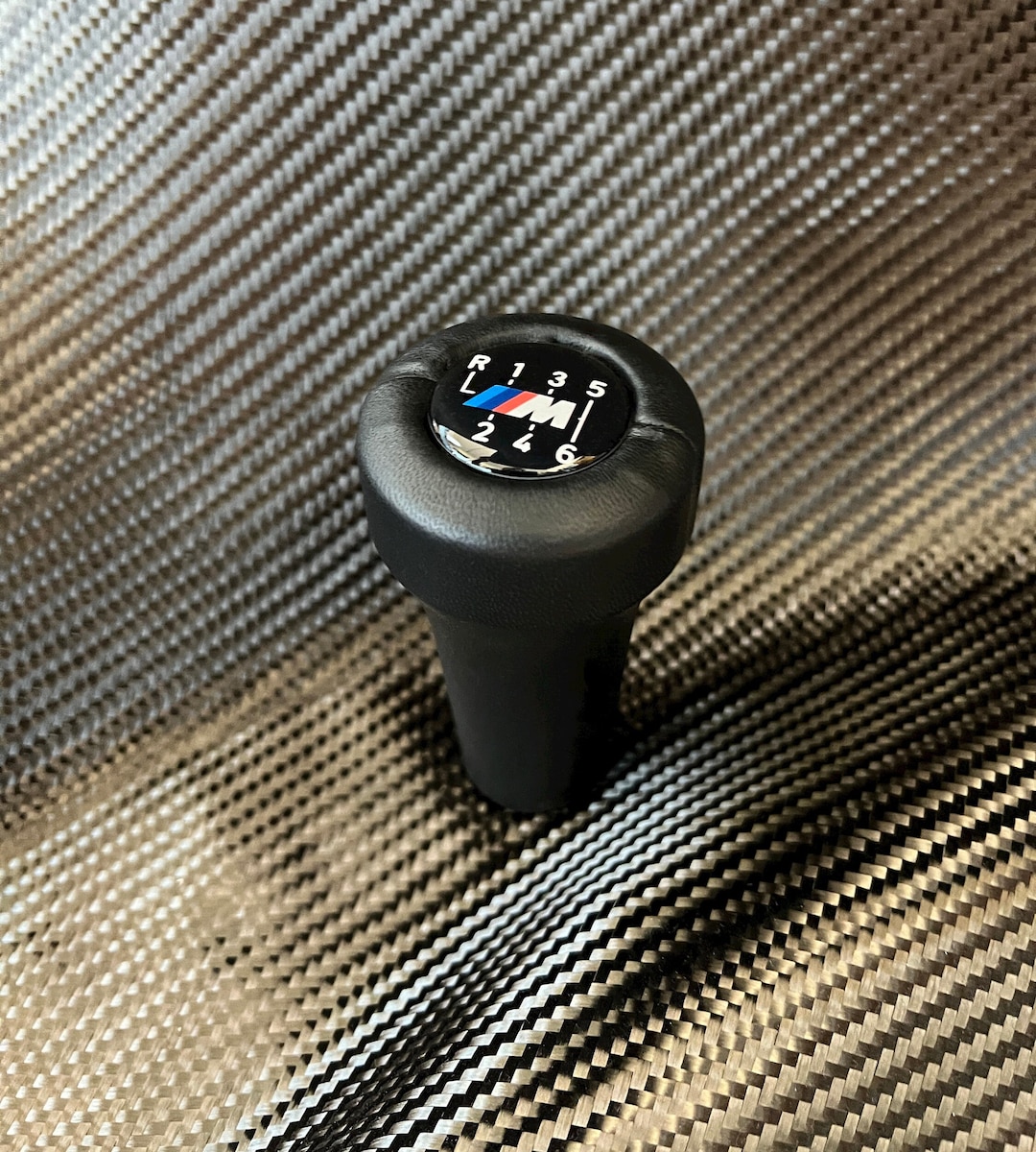 BMW M-tech Leather Gear Knob Shifter for E30, E28, E24, E23, E36 H 6 ...