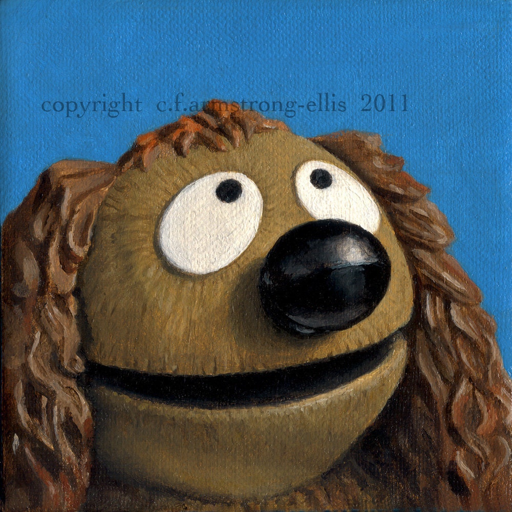 Rowlf the Dog Print - Etsy