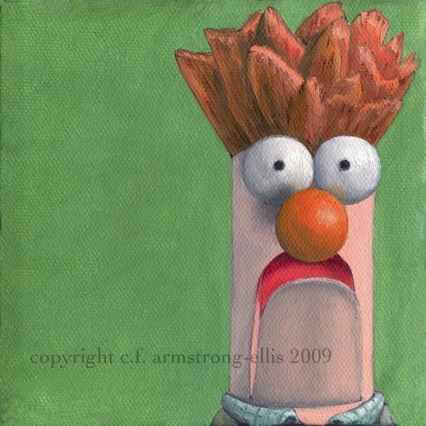 Beaker Muppet - Etsy