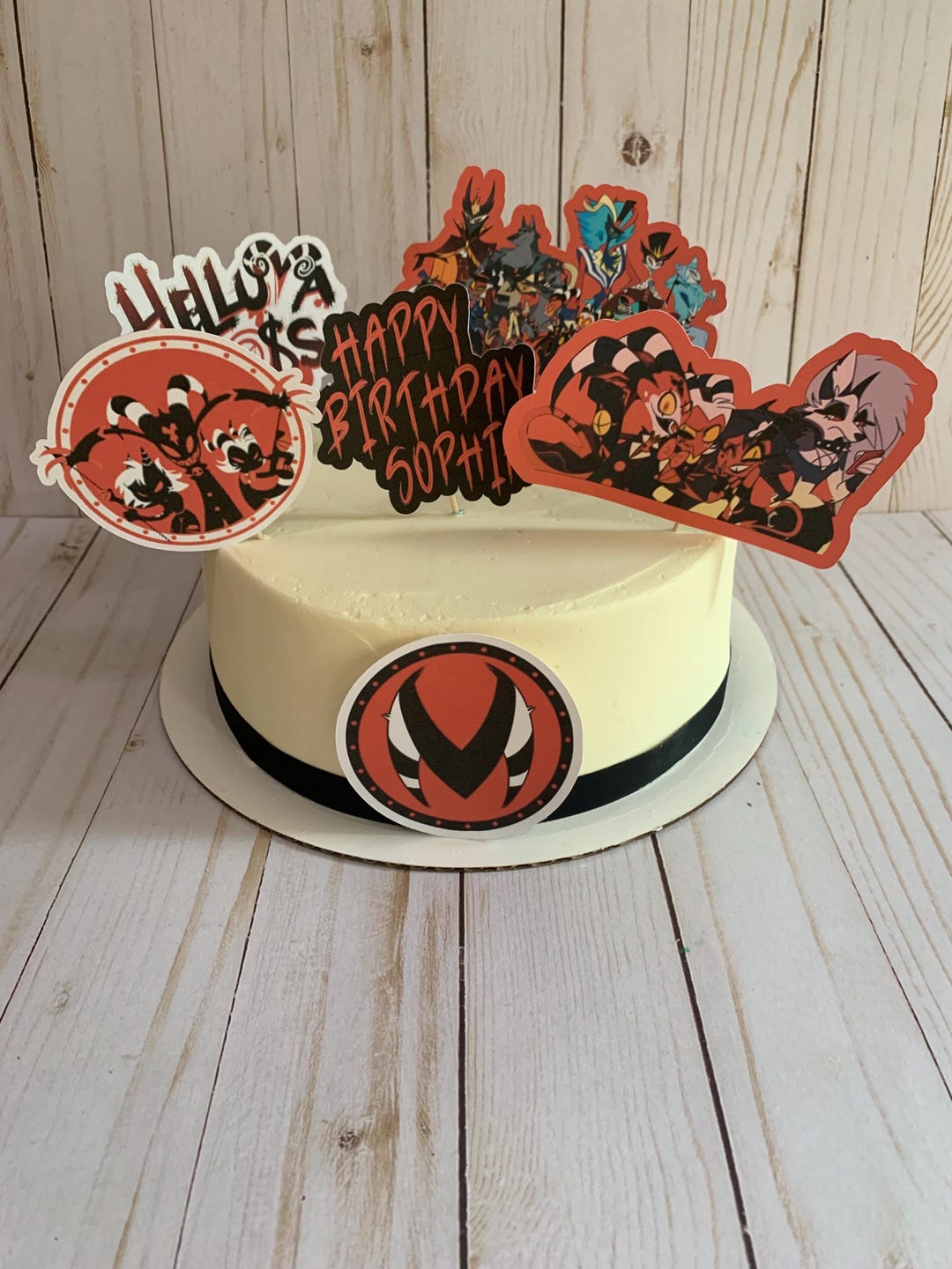 Helluva Boss Cake Topper Set - Etsy