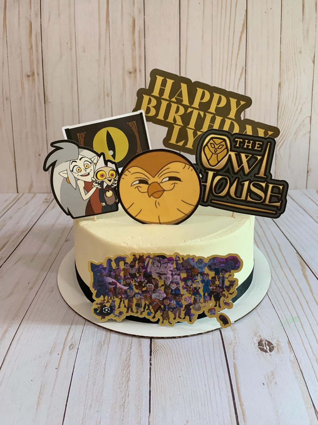 Hooty OH Cake Topper Set. - Etsy