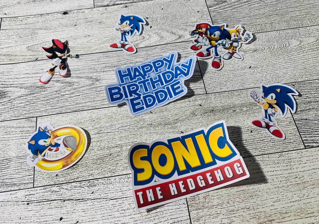 The Hedge Cake Topper Set. Custom Birthday Message - Etsy