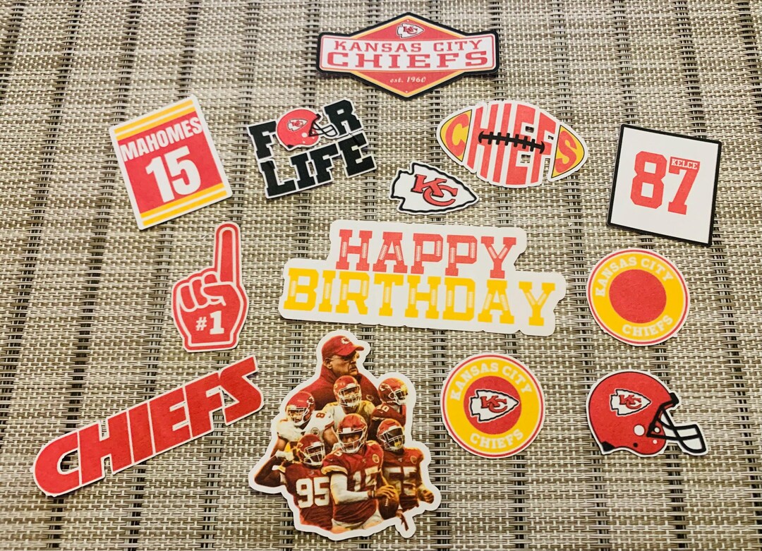 Kansas Football Team Cake Topper Set. Can Also Customize Other Football ...