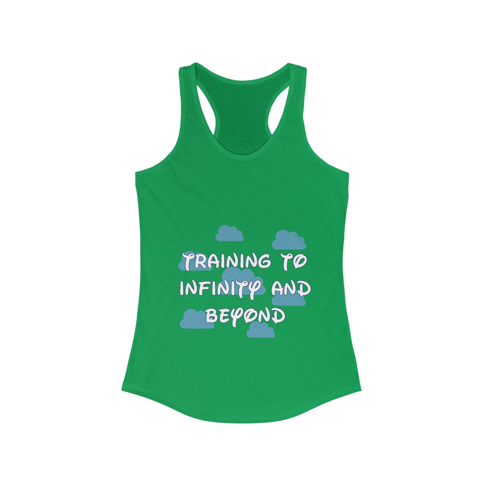 Training to Infinity and Beyond, Motivation, Workout, Racerback Tank ...