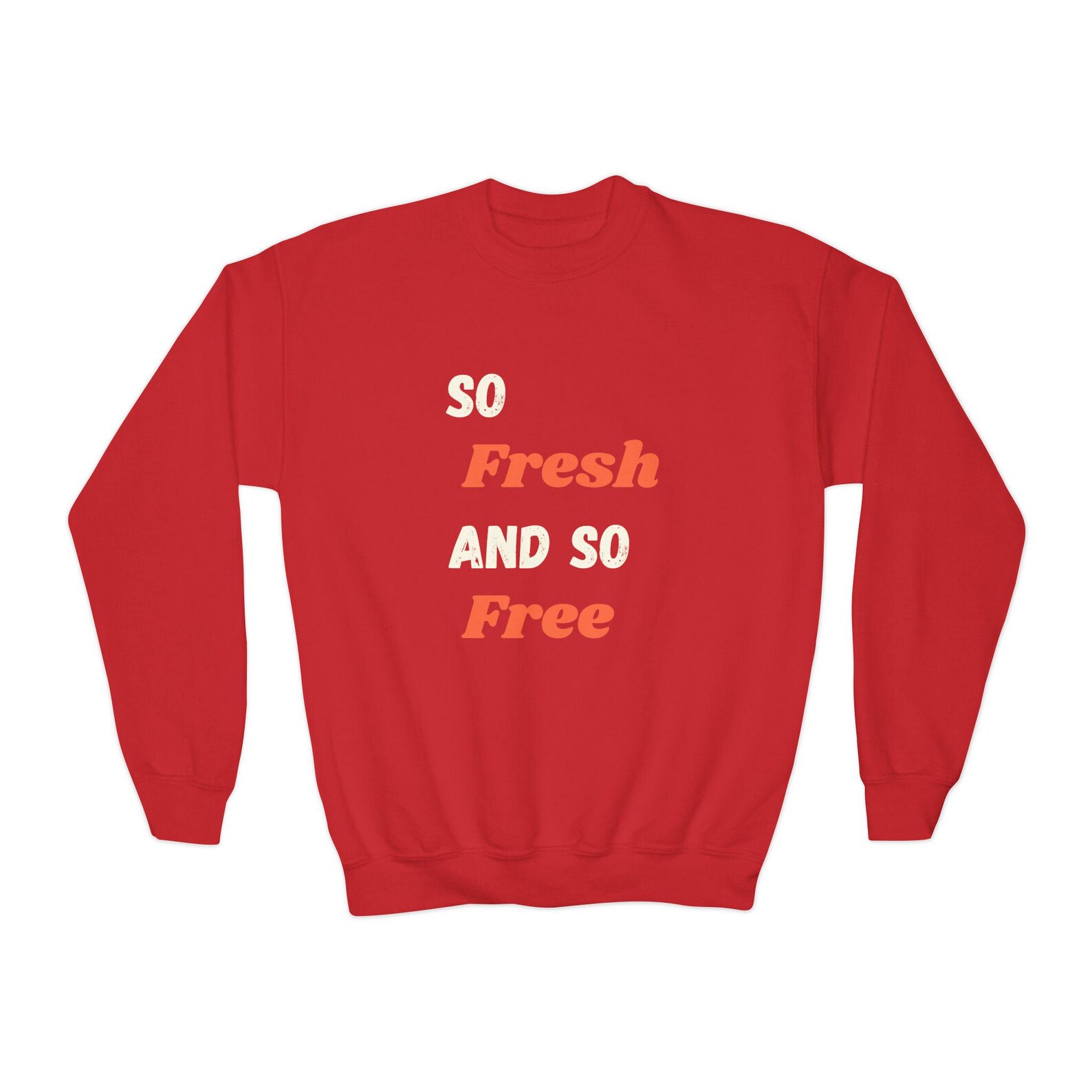 So Fresh and so Free, Witty, History, Kids, Sweatshirt, Unisex - Etsy