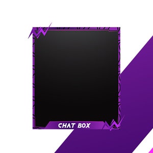 Purple and Pink Overlay Package for Twitch, Youtube, OBS, Streamlabs - Etsy