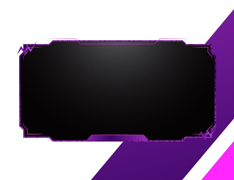 Purple and Pink Overlay Package for Twitch, Youtube, OBS, Streamlabs - Etsy