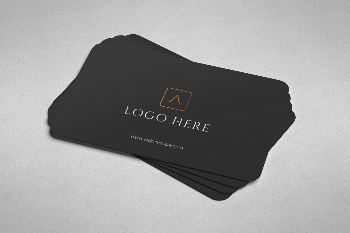 Classy Business Card Design Template | Business Card | Black and White ...