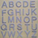 2" Embroidered Letter Patches Light Blue - Etsy