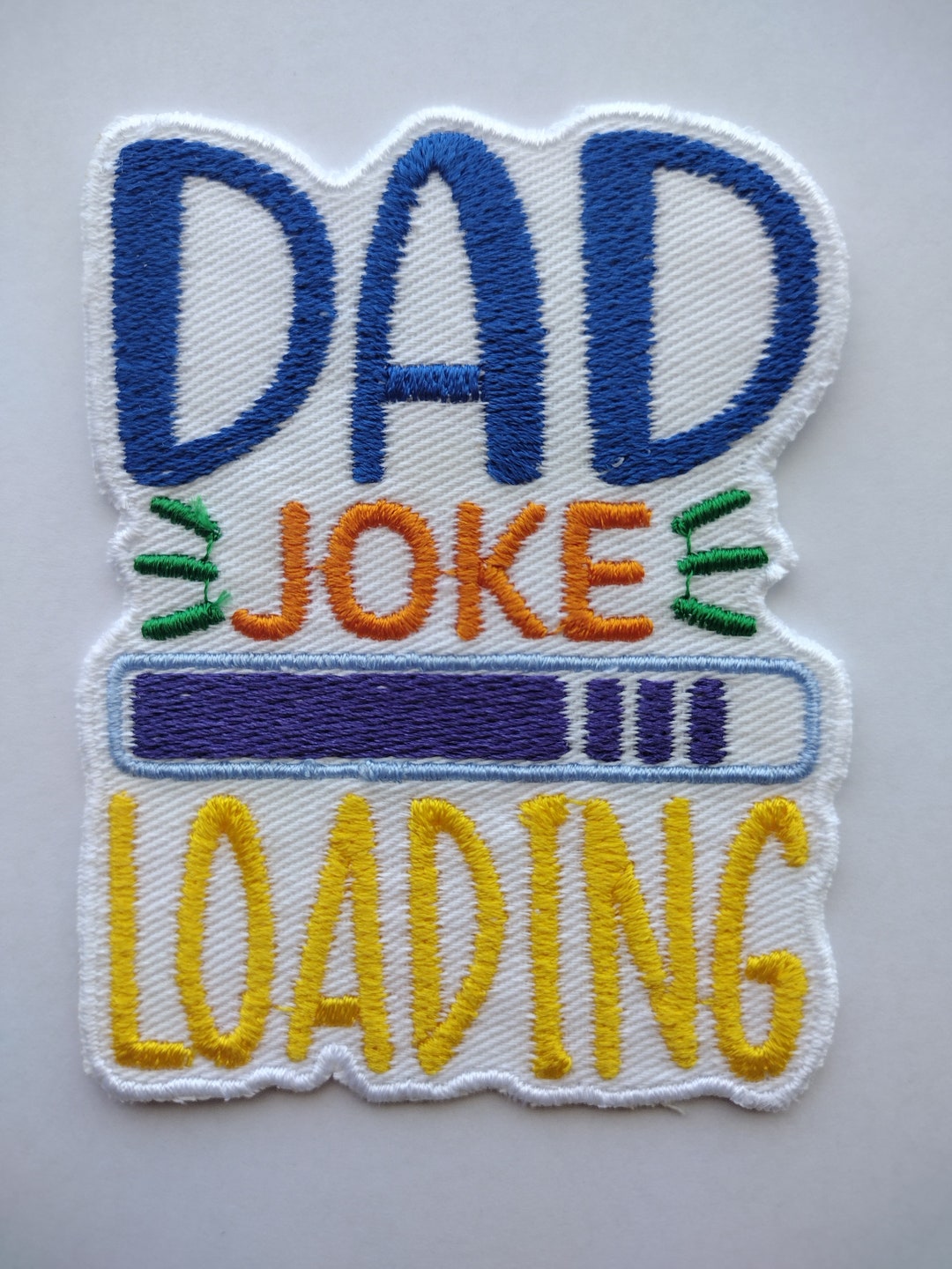 Dad Joke Loading Embroidered Patch - Etsy