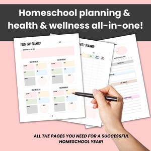 Homeschool Planner, 2024-2025 Homeschool Planner Printable, Homeschool ...