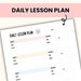 Weekly Homeschool Lesson Planner, Homeschool Teacher Lesson Planner ...