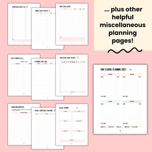 Homeschool Planner Printable, Homeschool Planner 2024-2025, Homeschool ...