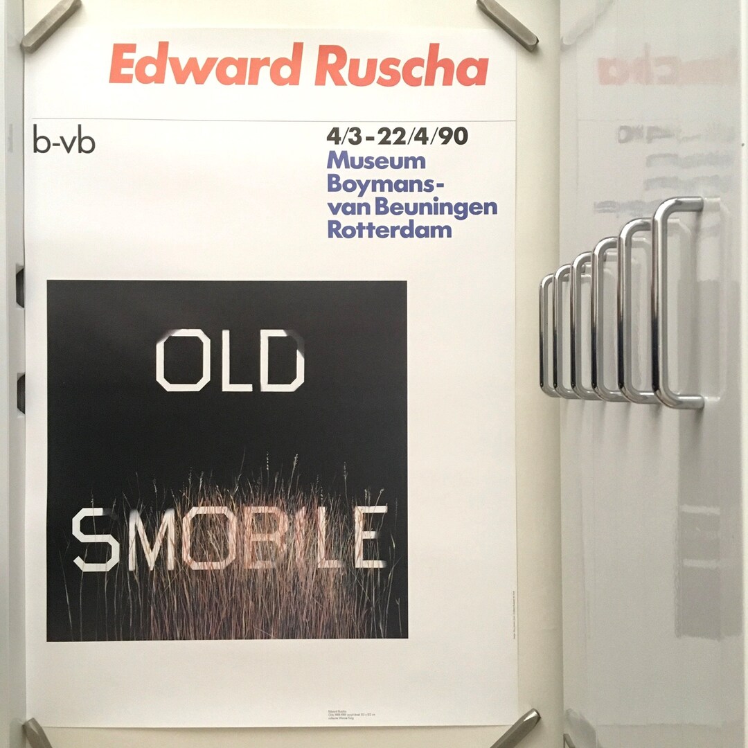 Exhibition Poster, Museum Boijmans-van Beuningen Rotterdam, 'ed Ruscha ...
