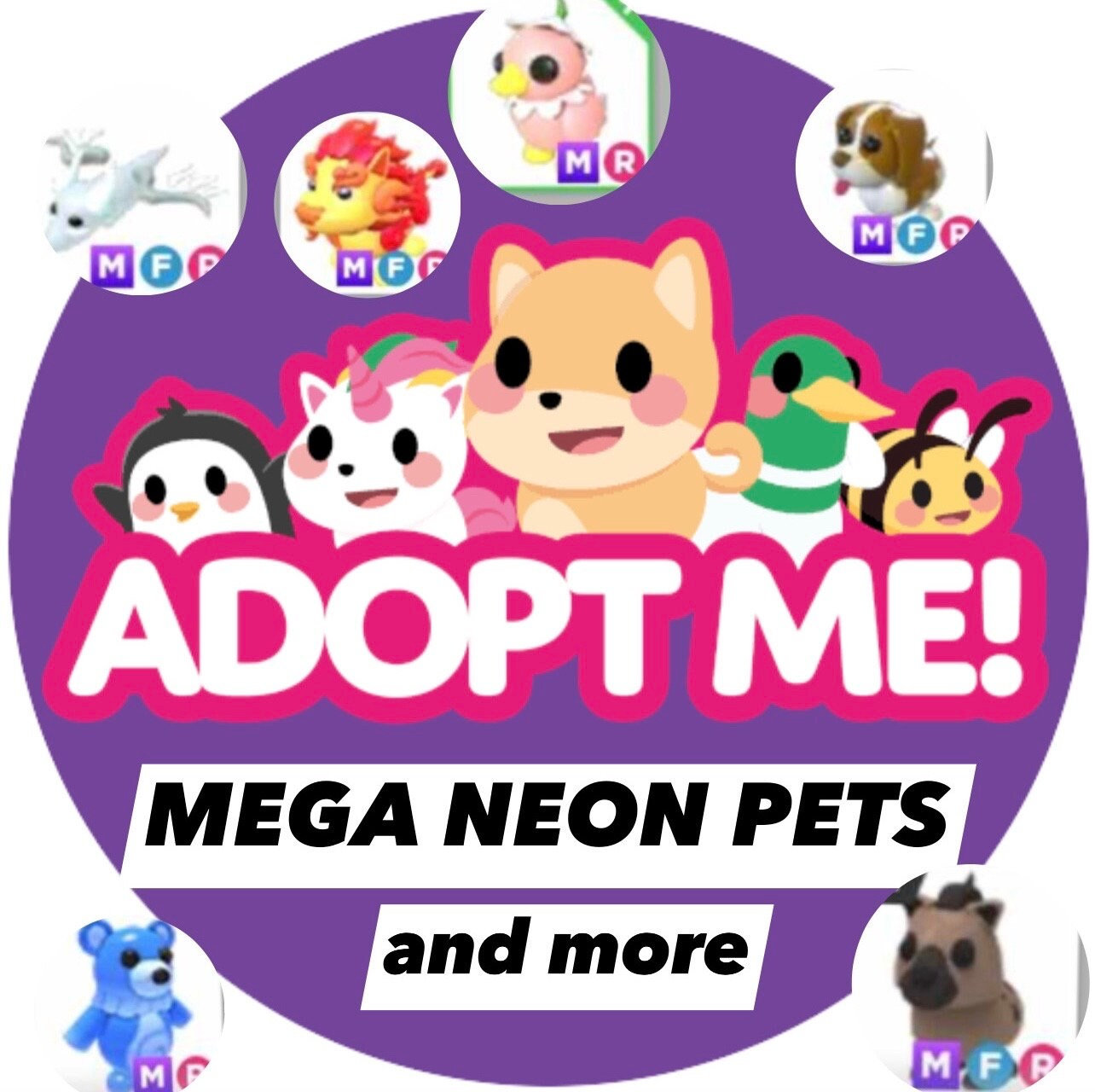 Adopt Me Mega Neon Pets BUNDLE - Etsy Australia