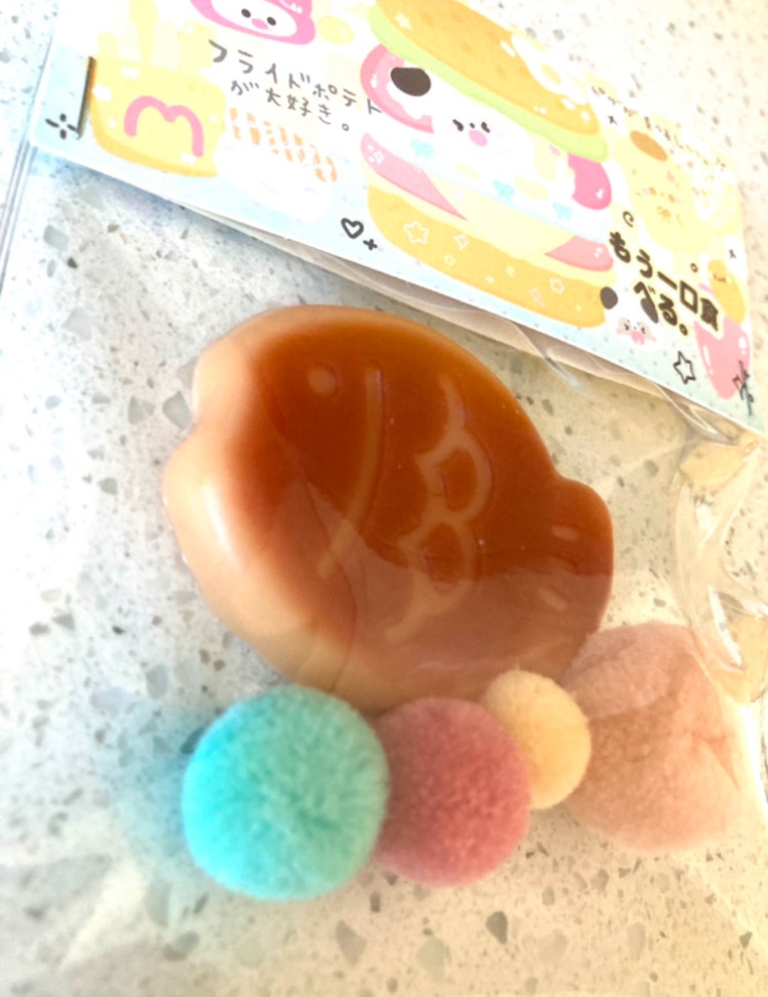 Braised Taiyaki Fish Squishy Kawaii Slime Toy Stress Relief Toy Stress ...