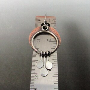 Moonlight Dance, Kinetic Mixed Metal Earrings, Crescent Moon - Etsy