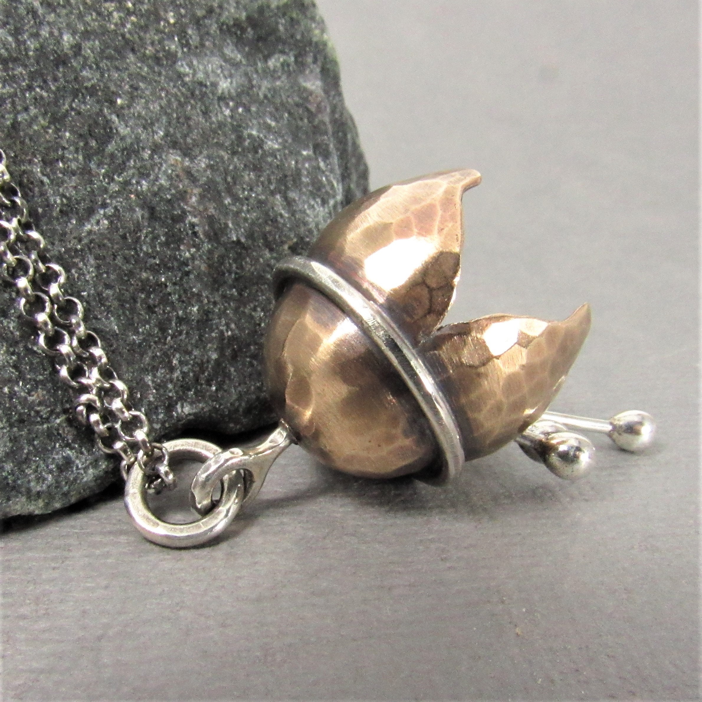 hallmark jingle bell flower necklace