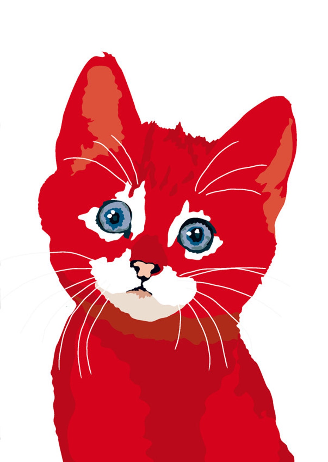 Red Kitten - Etsy