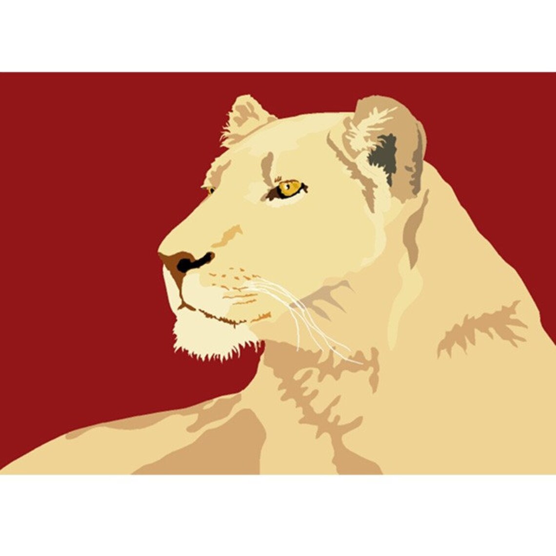 Lioness Print, 12.5 X 9 - Etsy UK
