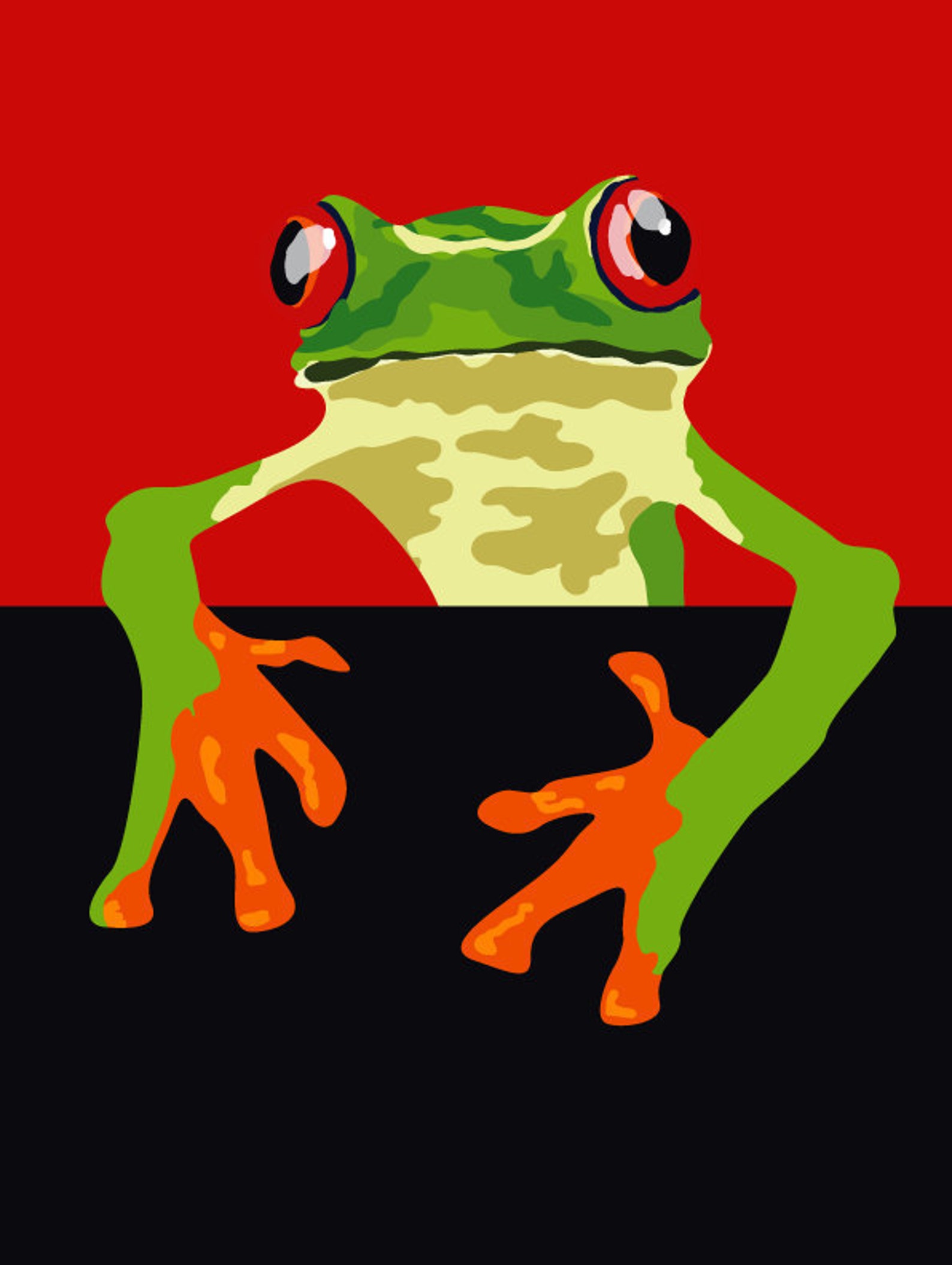 Happy Frog - Etsy