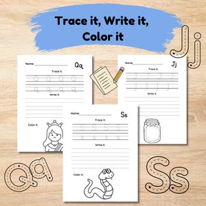 A-Z Letter of the Week Bundle - Etsy