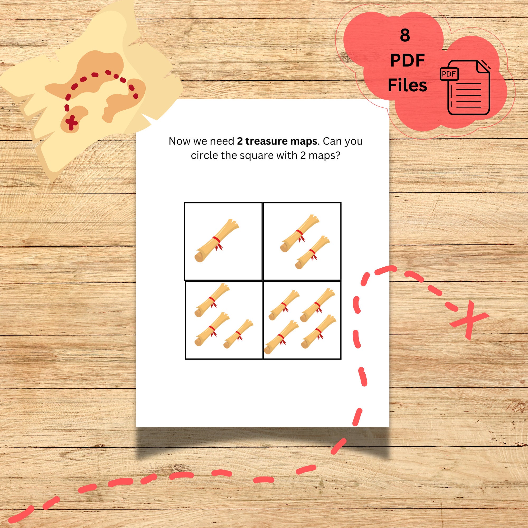 Counting Pirate Preschool Workbook - Etsy