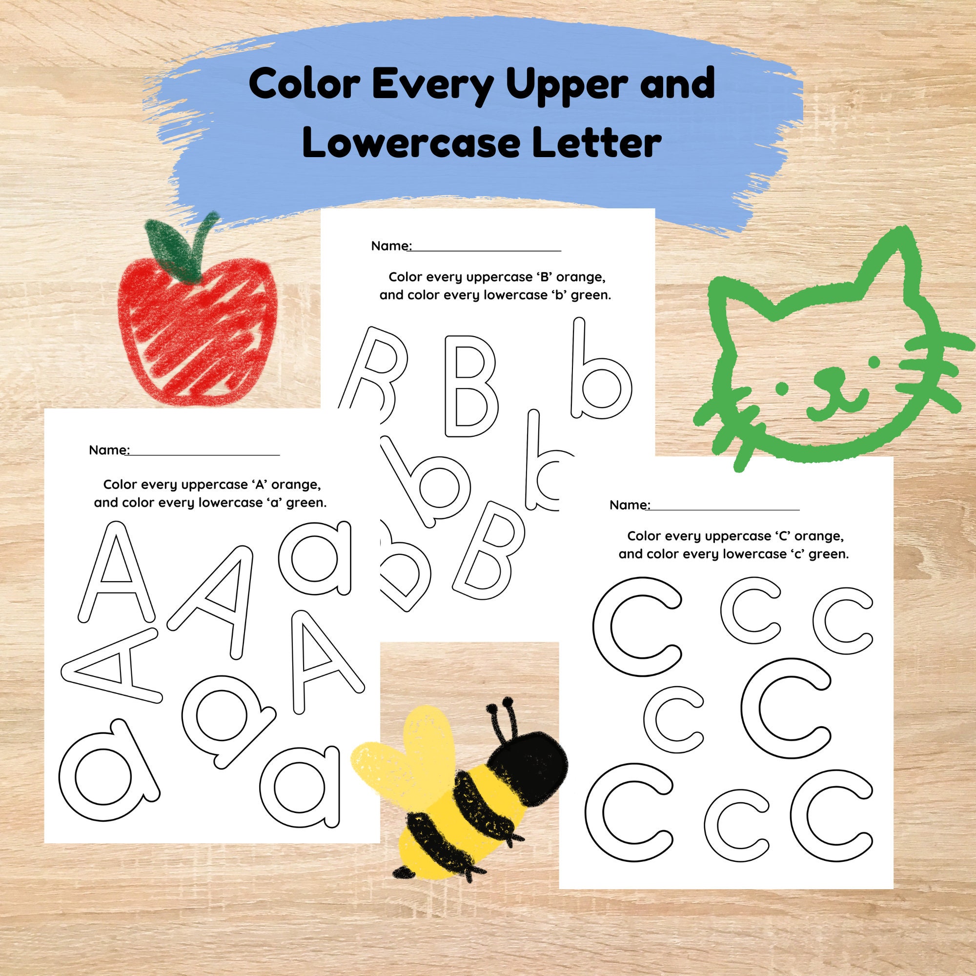 A-Z Letter of the Week Bundle - Etsy