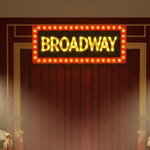 Lighted Broadway Marquee Sign: Retro Theater Room Decor - Etsy