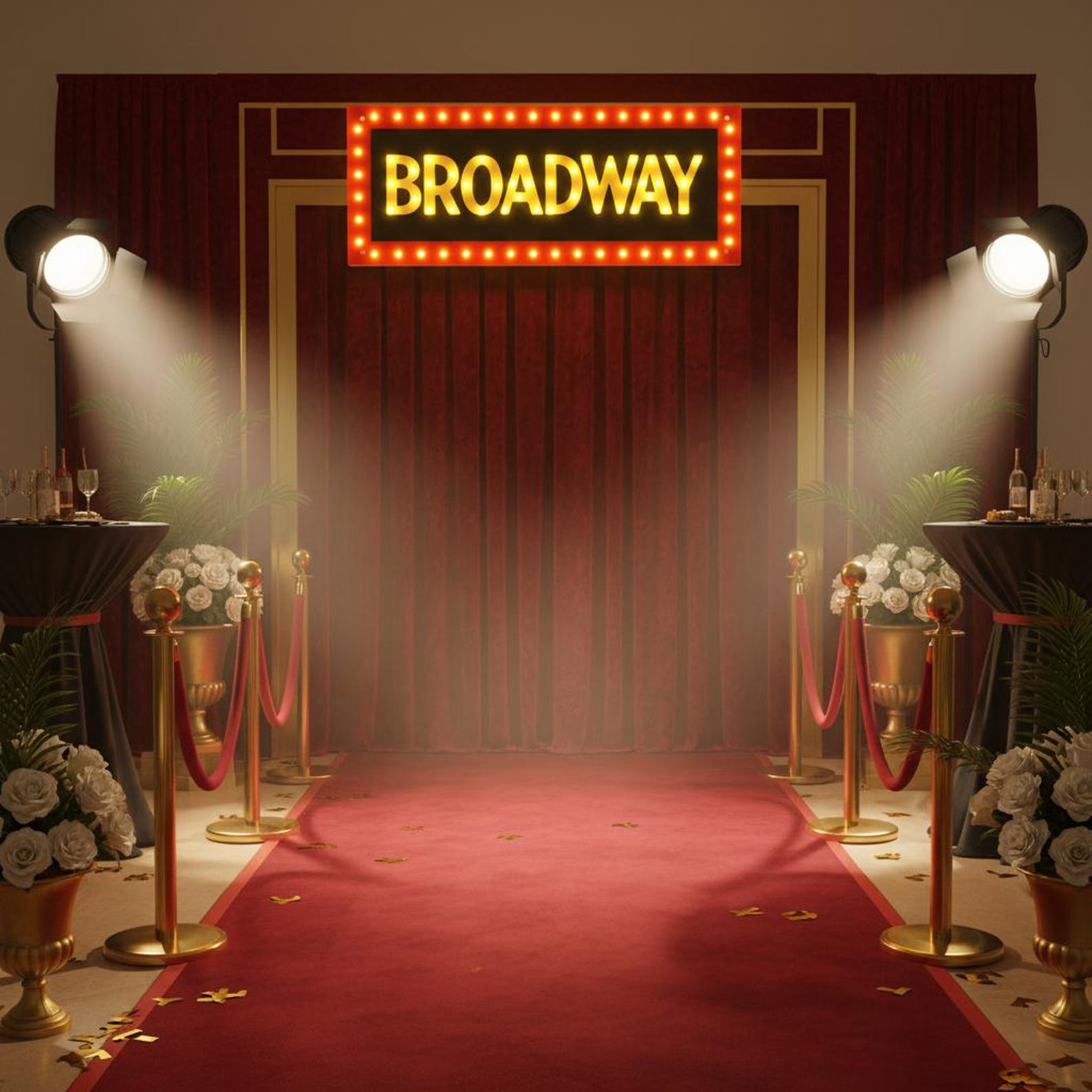 Lighted Broadway Marquee Sign: Retro Theater Room Decor - Etsy