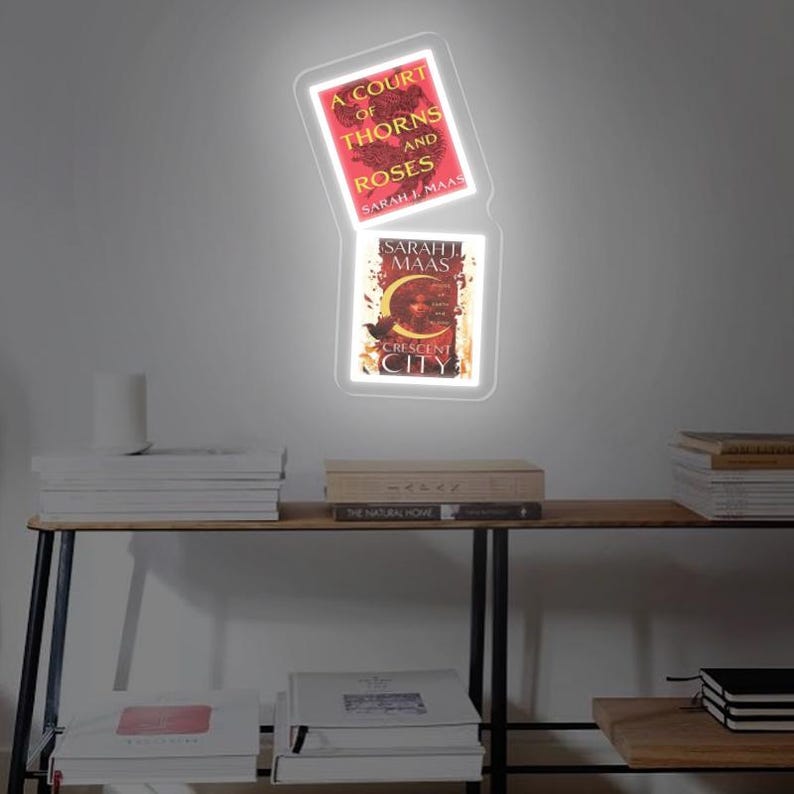 Custom Favorite Book Neon Sign: Book Lover Gift - Etsy