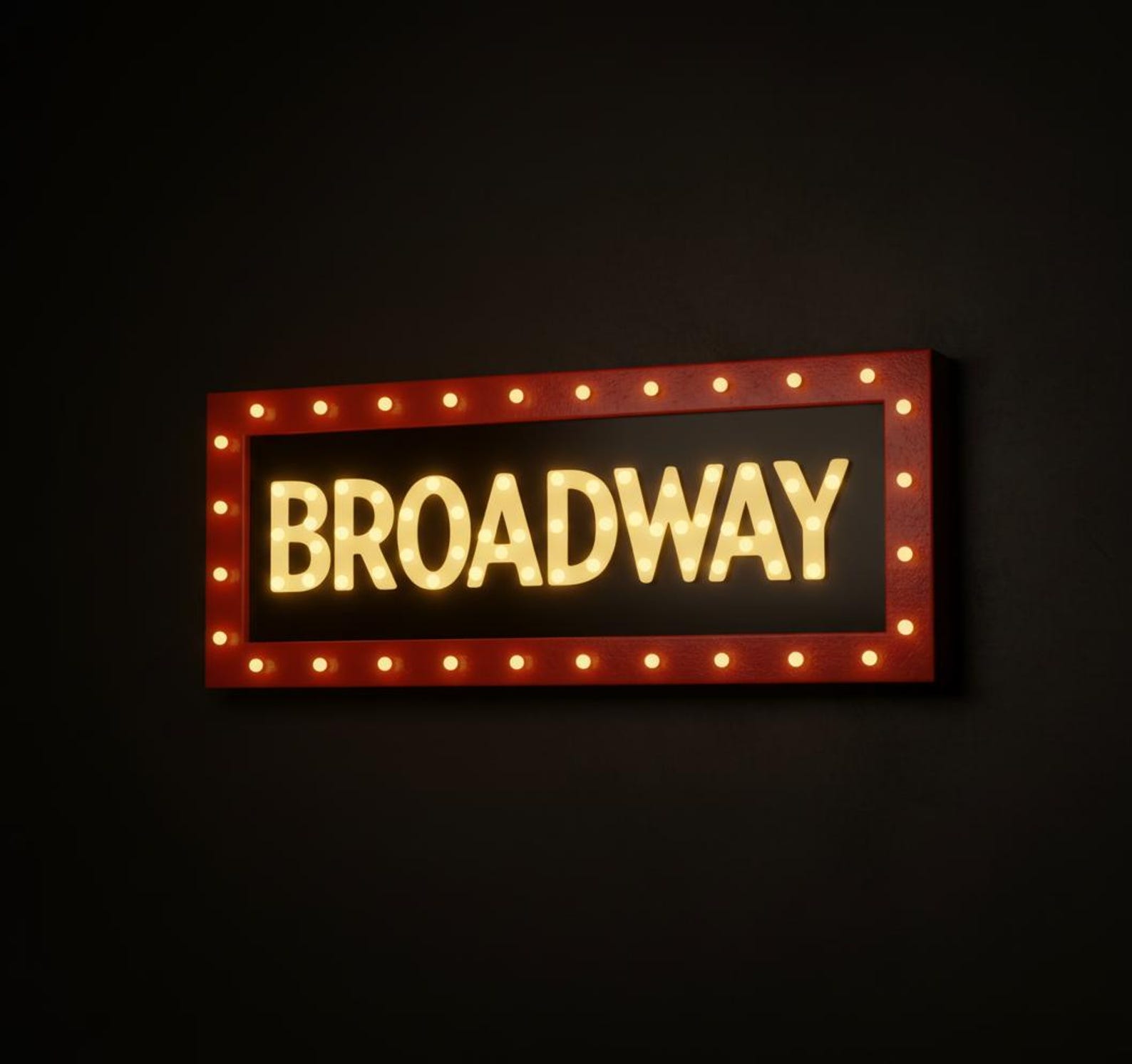 Lighted Broadway Marquee Sign: Retro Theater Room Decor - Etsy