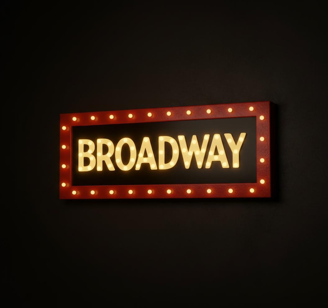 Lighted Broadway Marquee Sign: Retro Theater Room Decor - Etsy