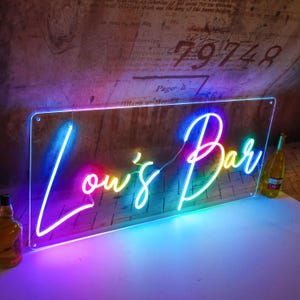 Neon Sign Custom Wall Decor, Wedding Neon Sign Wedding Decor, Color ...