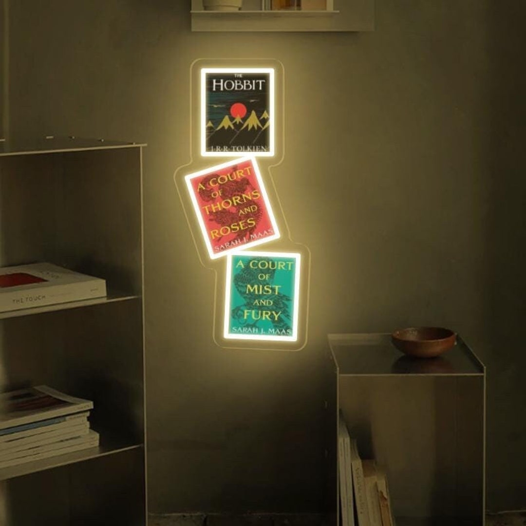 Custom Favorite Book Neon Sign: Book Lover Gift - Etsy