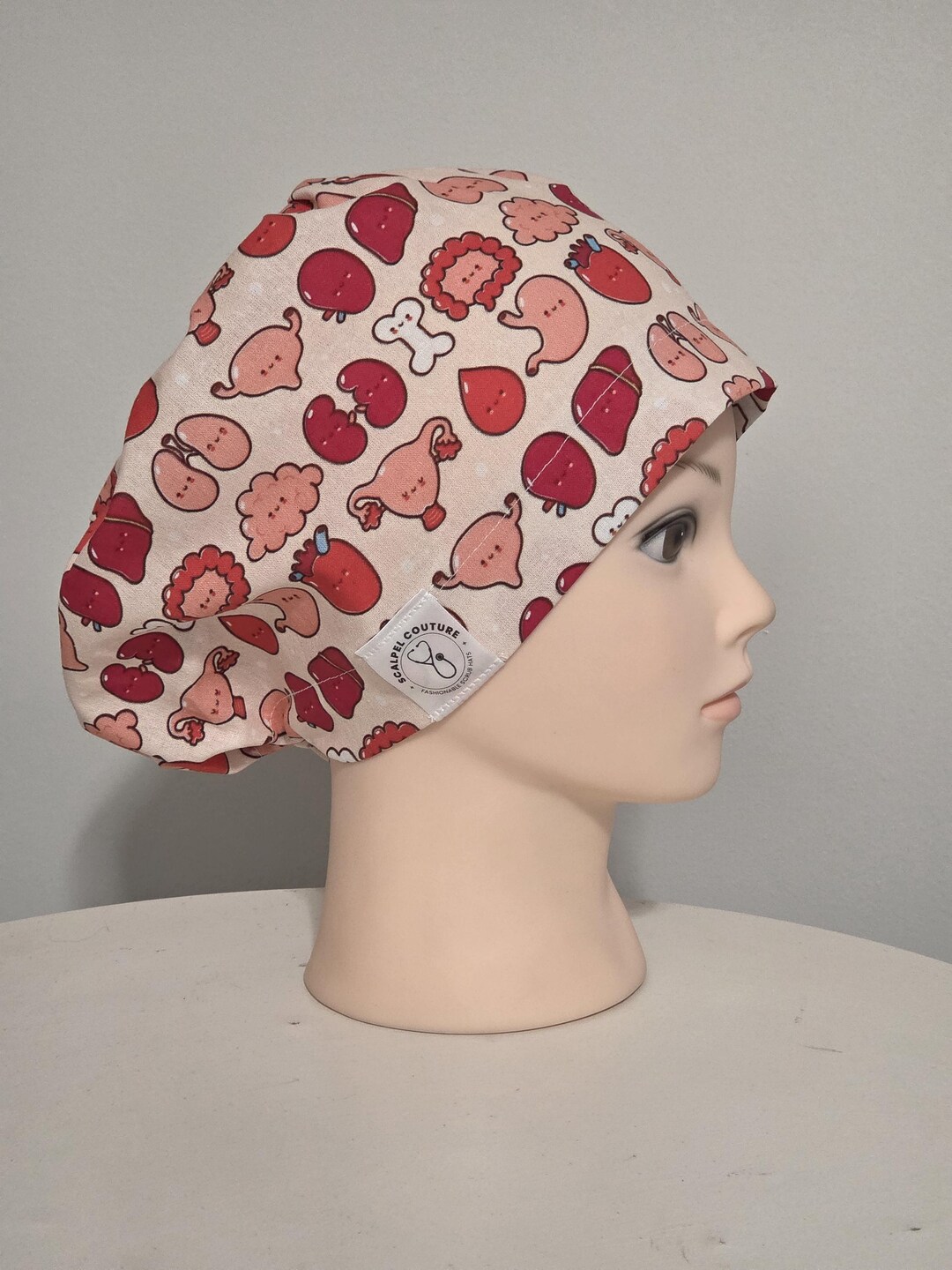 Happy Organs Happy Body Scrub Hat, Euro Style Surgical Cap, FREE ...
