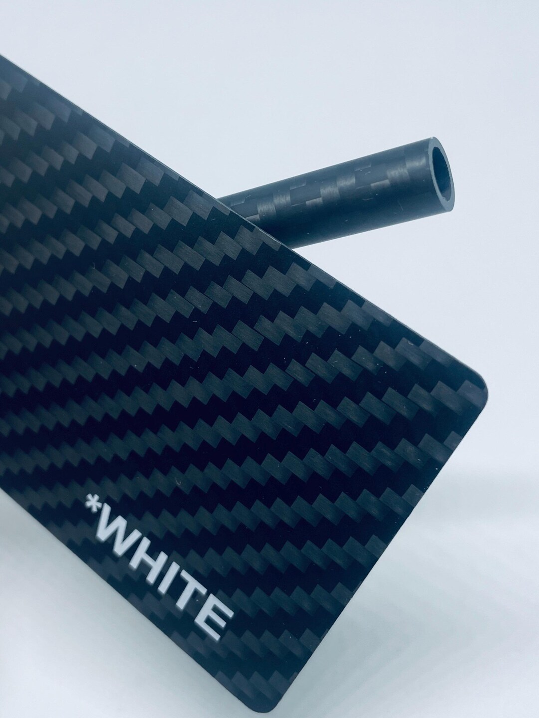 Snuff CARBON Fibre CARD and Snorting STRAW Kit - Etsy