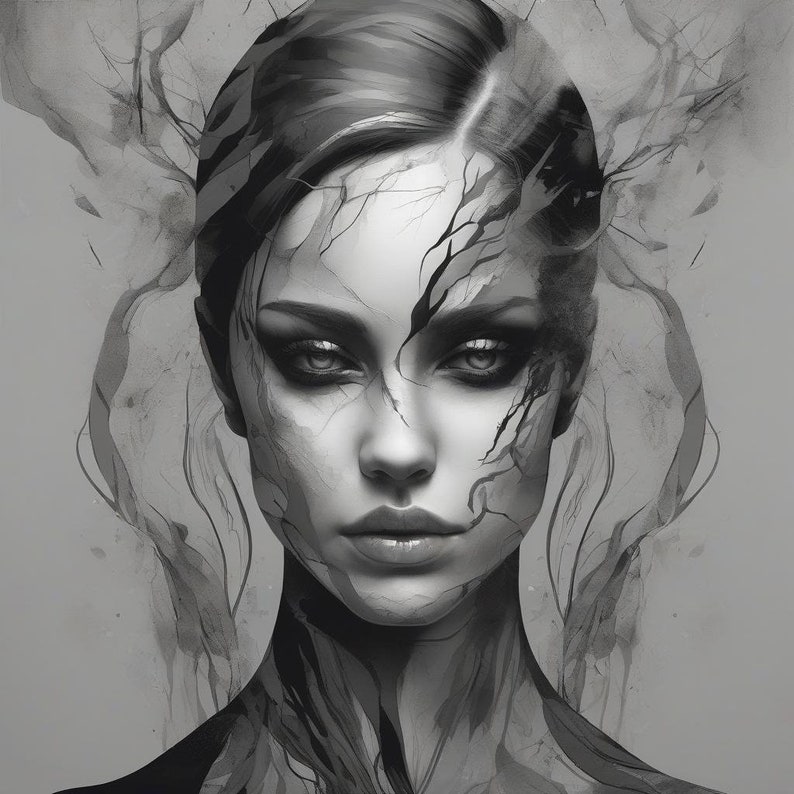 Borderline Personality Disorder Art: Abstract Mood Visuals - Etsy