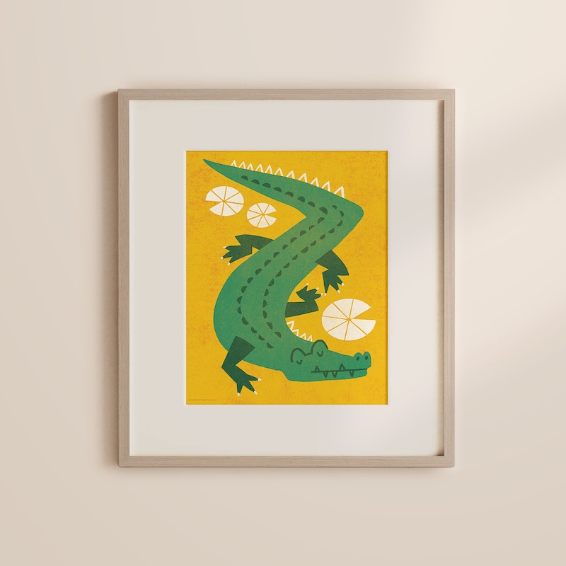 Alligator Wall Decor - Etsy