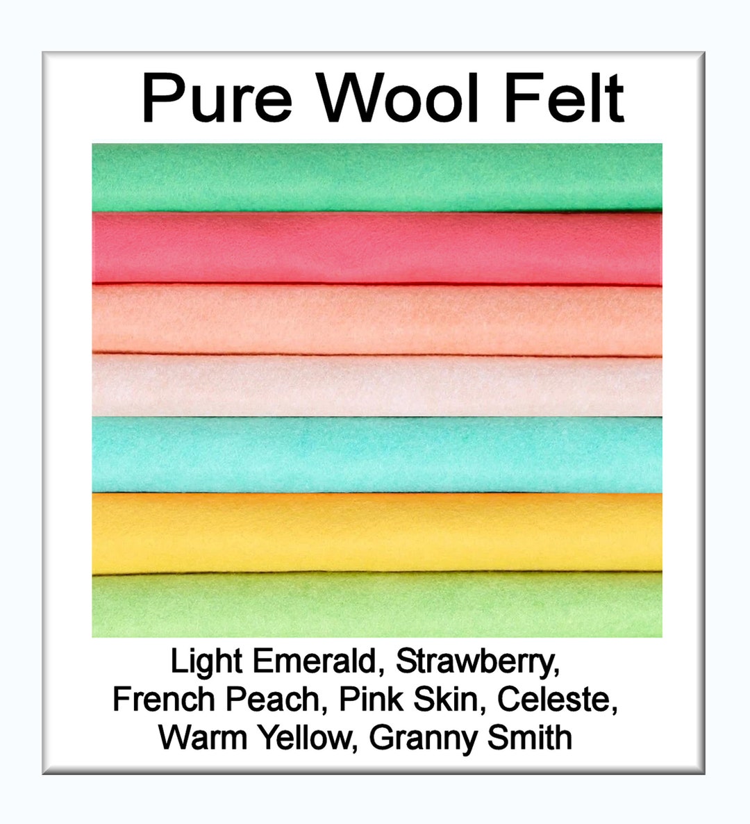 Pure Wool Felt -australian Merino Wool - EXTRA LARGE 30x25cm (10"x12 ...