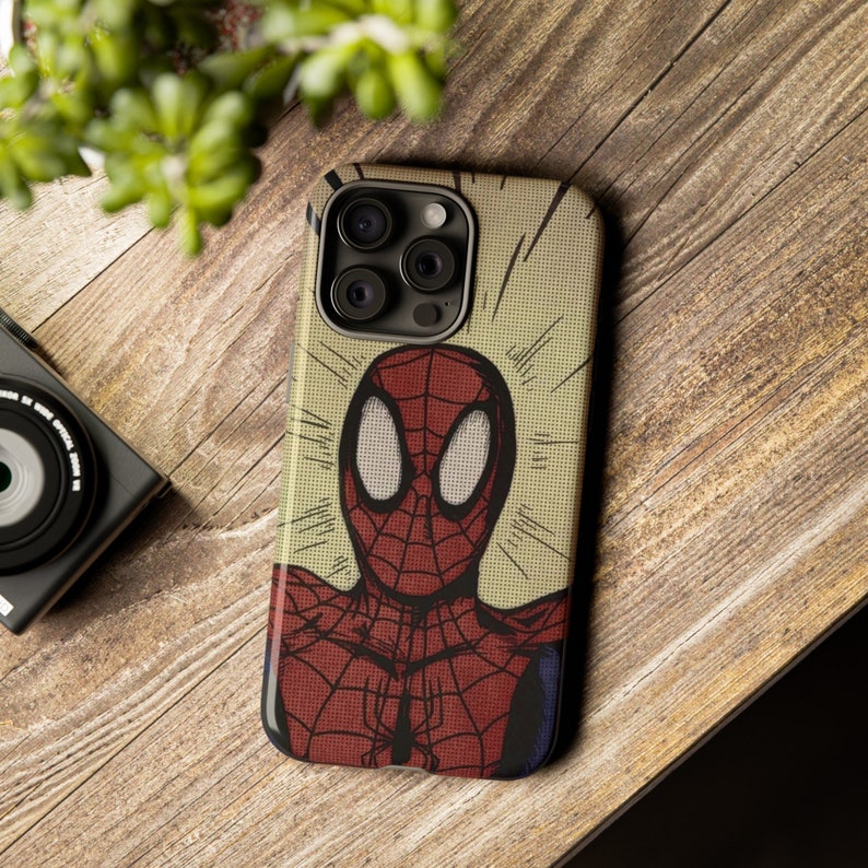 Vintage Comic Style Spider-man Phone Case , Retro Comic Book Aesthetic ...