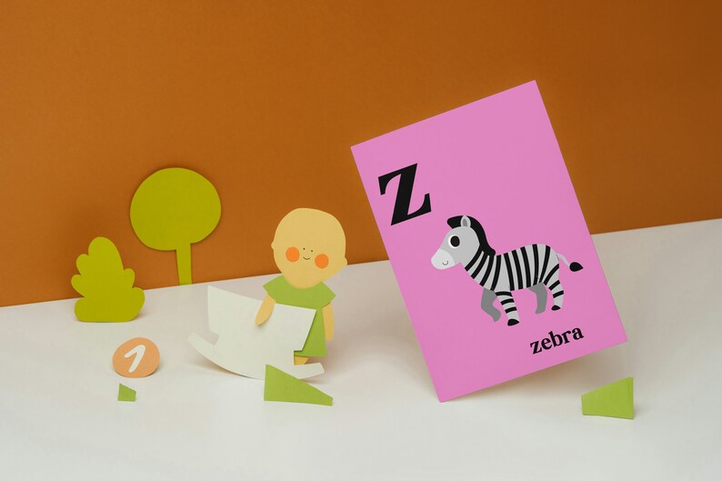 Educational Alphabet Flashcards for Kids 26 Colorful Small Letter Cards ...