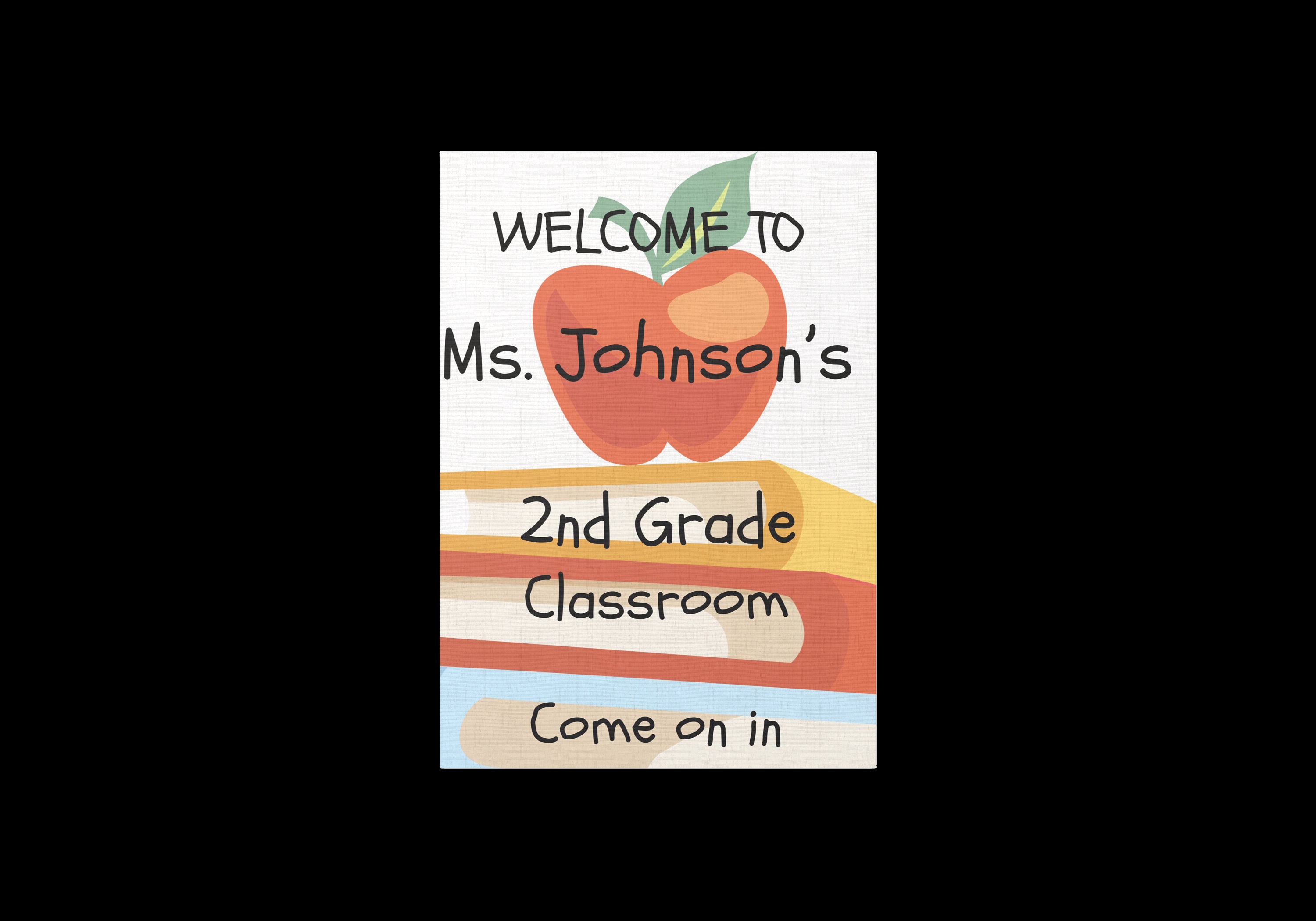 Welcome to My Classroom Sign, Classroom Door Sign Printable, First Day ...